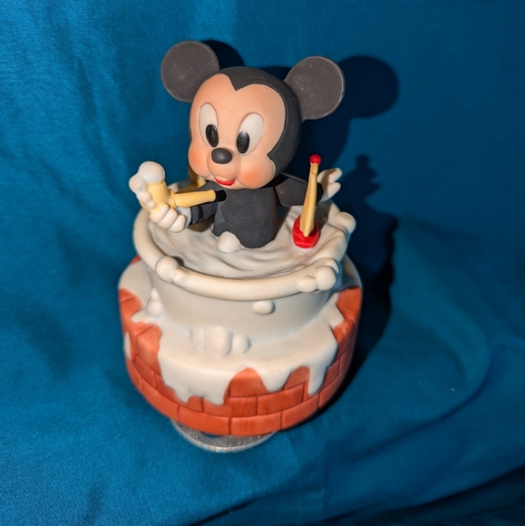 Disney | Art | Vintage Baby Mickey Mouse Blowing Bubbles In A Tub Row ...